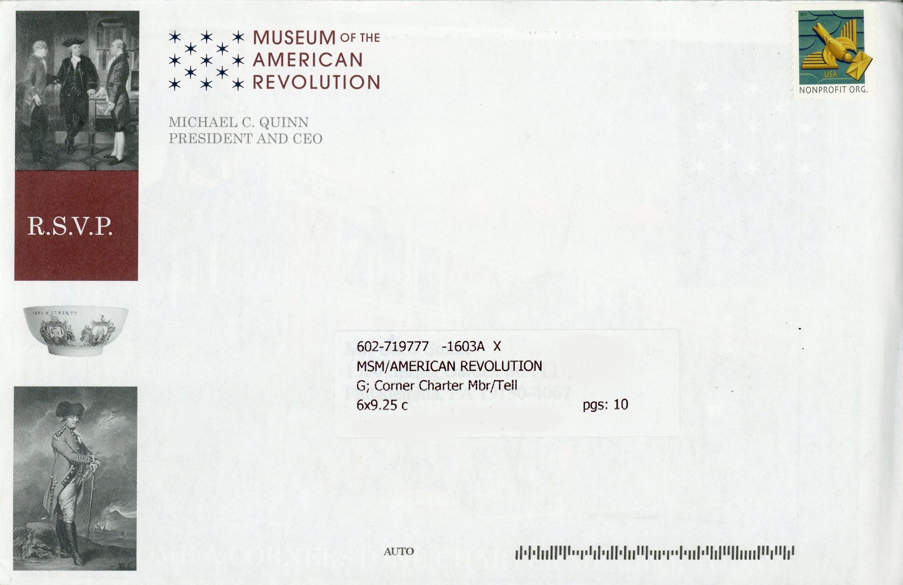 Anatomy of a Direct Mail Control: Museum of the American Revolution ...